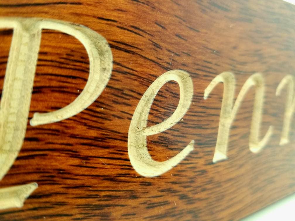 Name Sign, Custom Name Carving, Carved Name Plate, Wooden Name ...