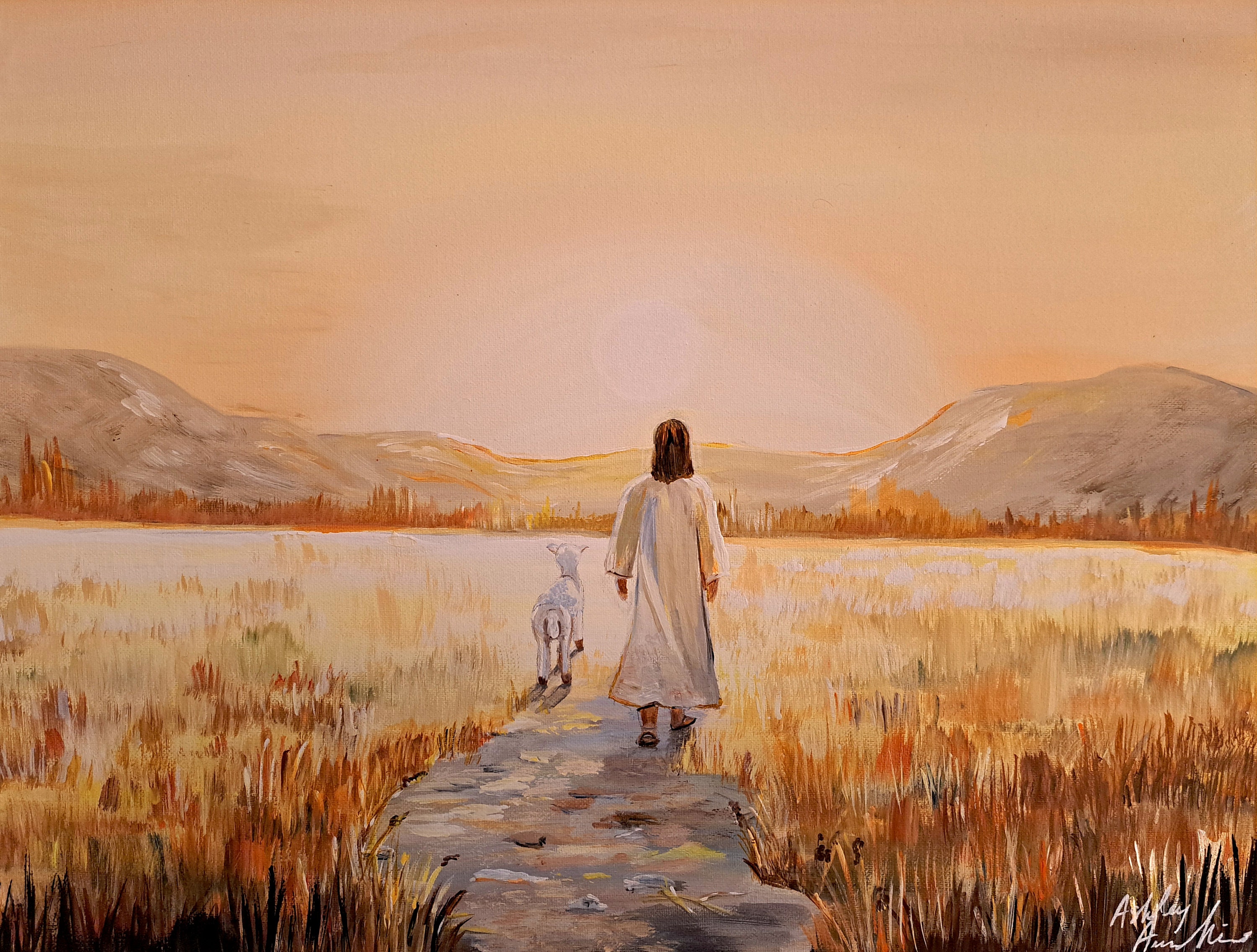 Lost Sheep Art, Parable of the Lost Sheep, Jesus Leaves the 99 ...