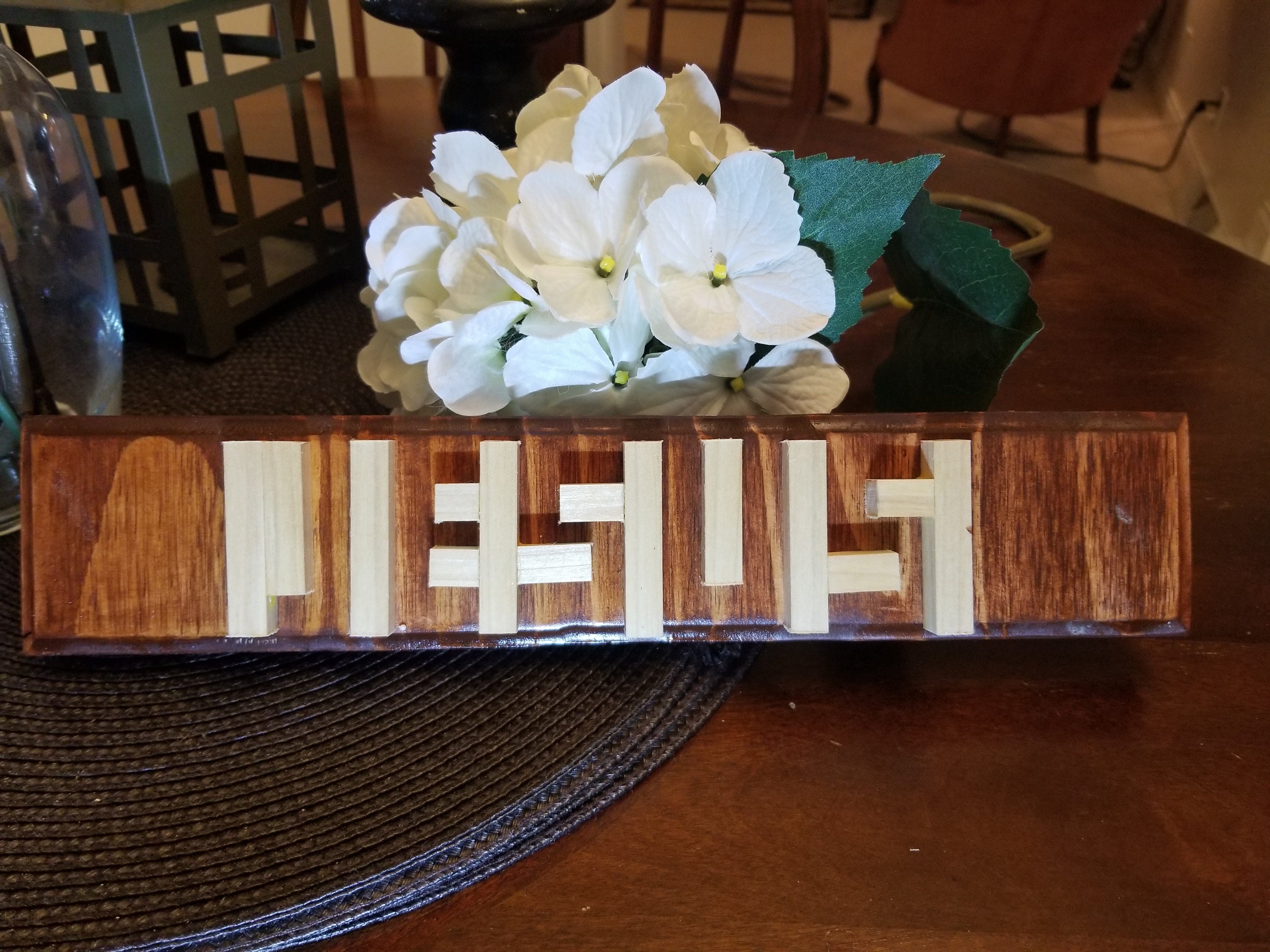 Jesus Plaque Optical Illusion Sign - Etsy
