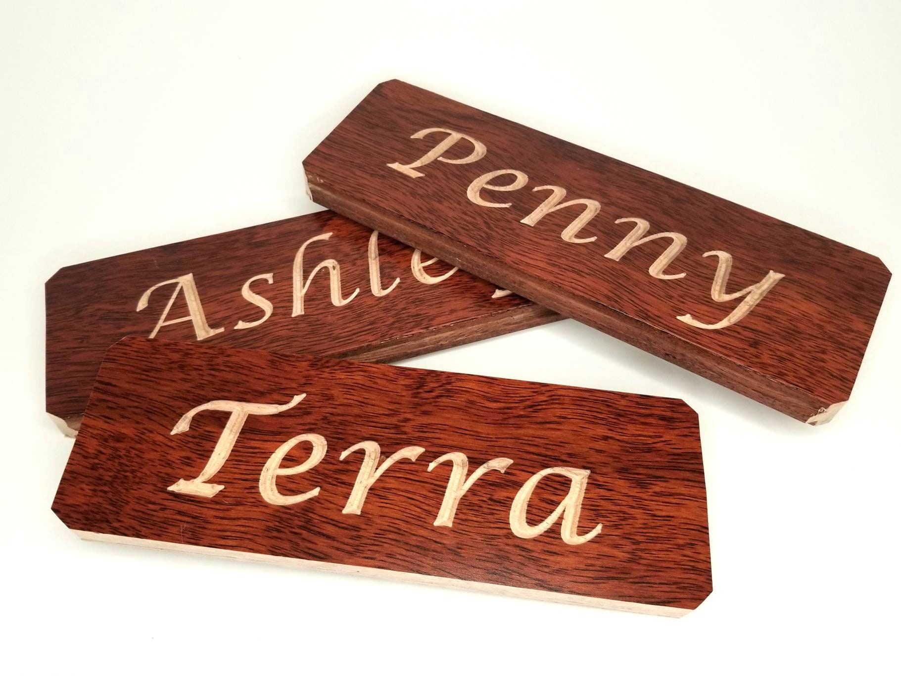 Name Sign, Custom Name Carving, Carved Name Plate, Wooden Name ...