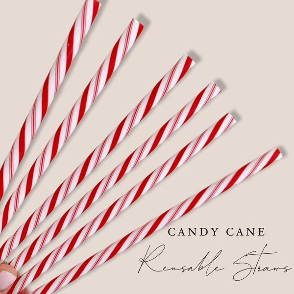 Candy Stripe Straws - Etsy