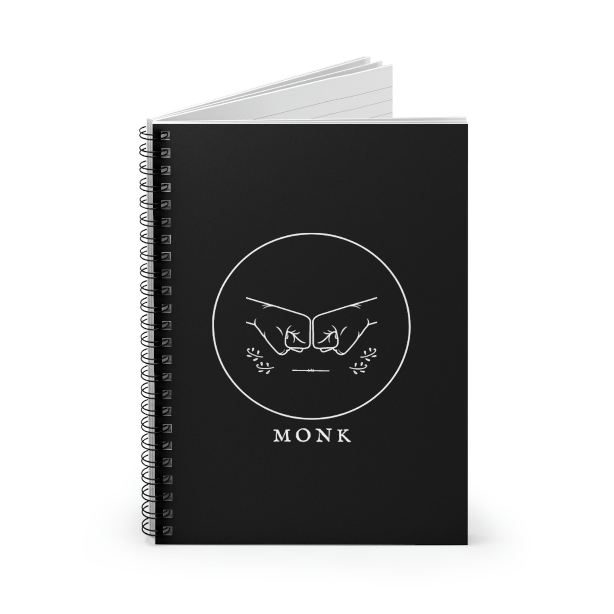 Dungeons and Dragons D&D Character Class Monk Spiral Notebook Gifts for ...