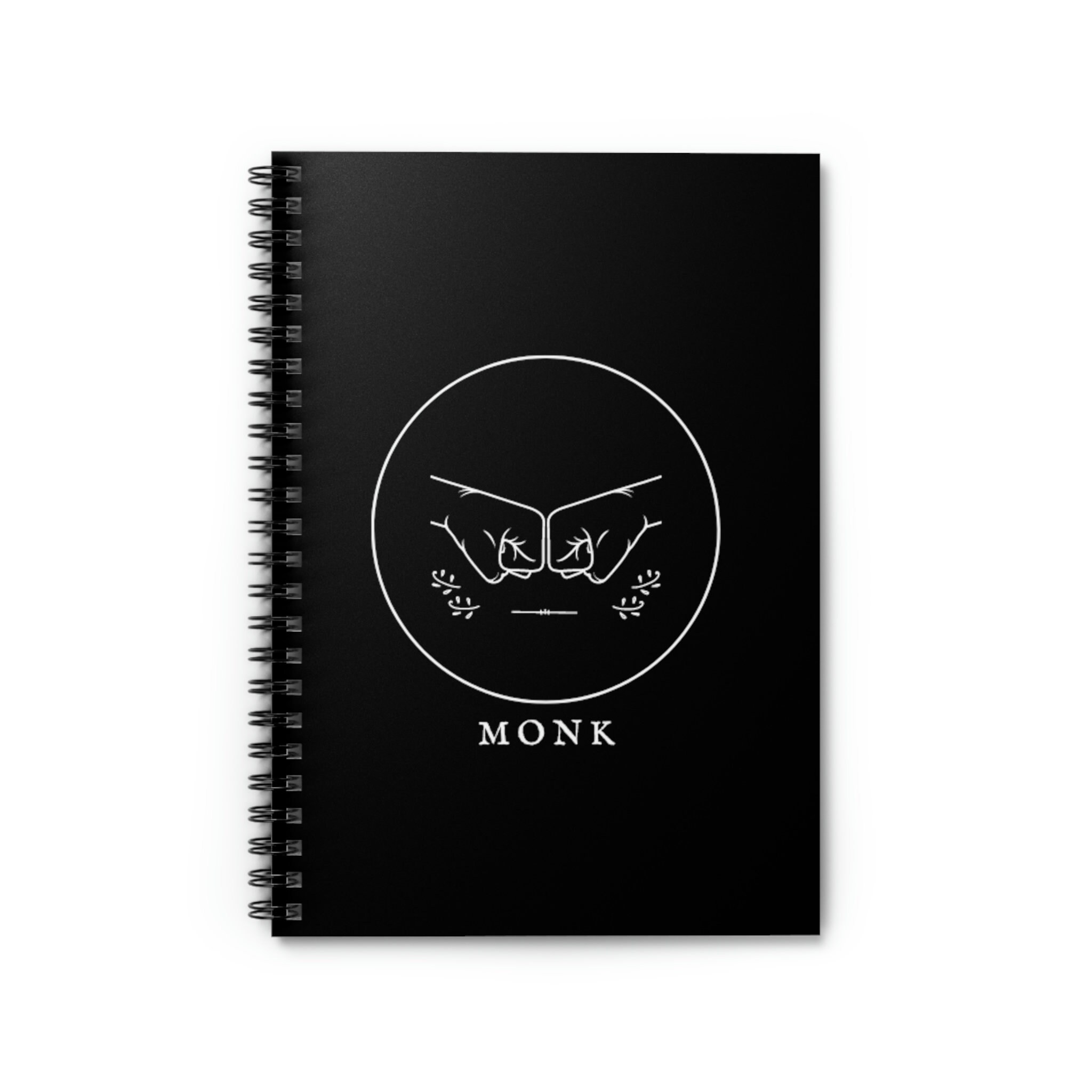 Dungeons and Dragons D&D Character Class Monk Spiral Notebook Gifts for ...