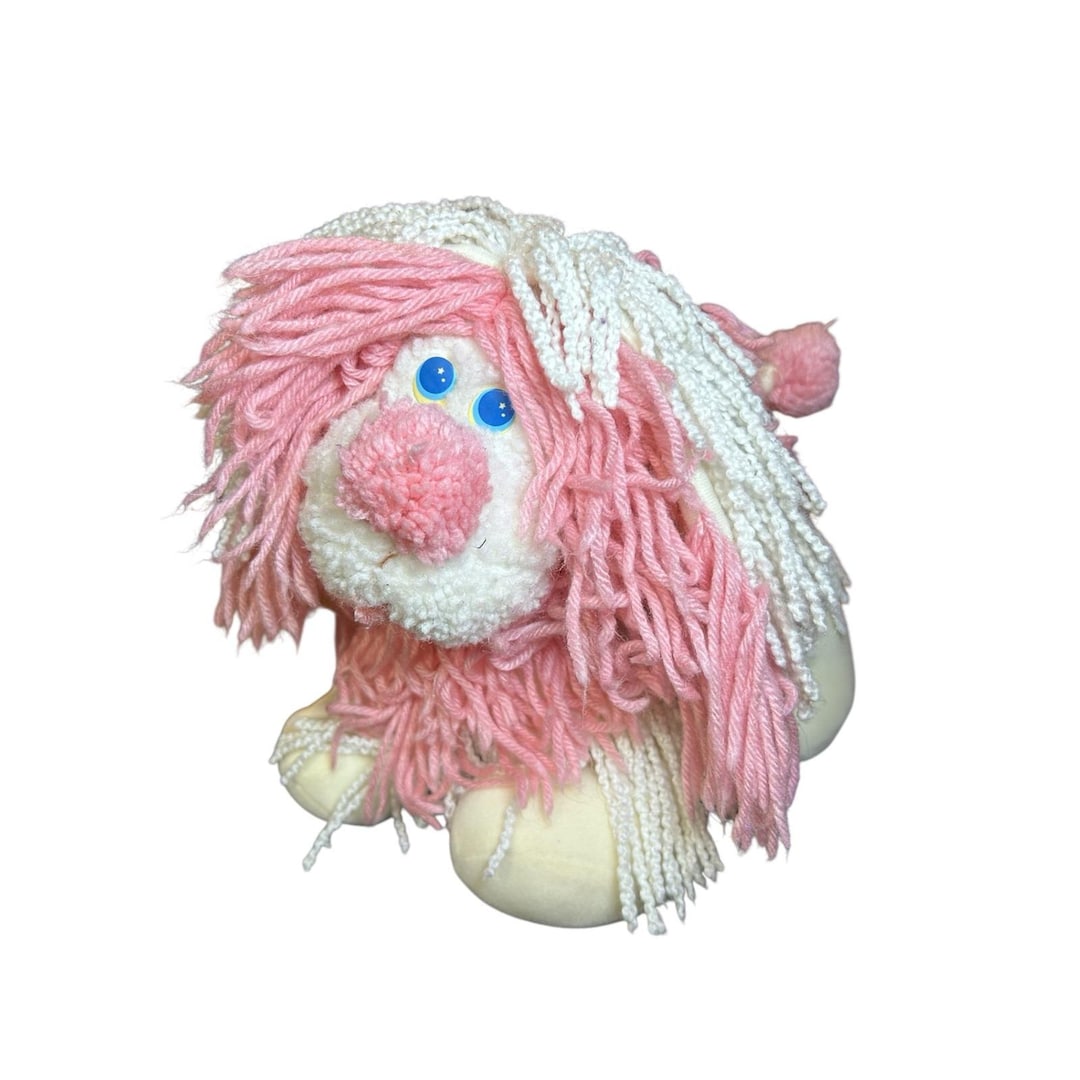 Kenner Disney Fluppy Puppy Dog Yarn Plush Stuffed Animal VINTAGE 1986 ...