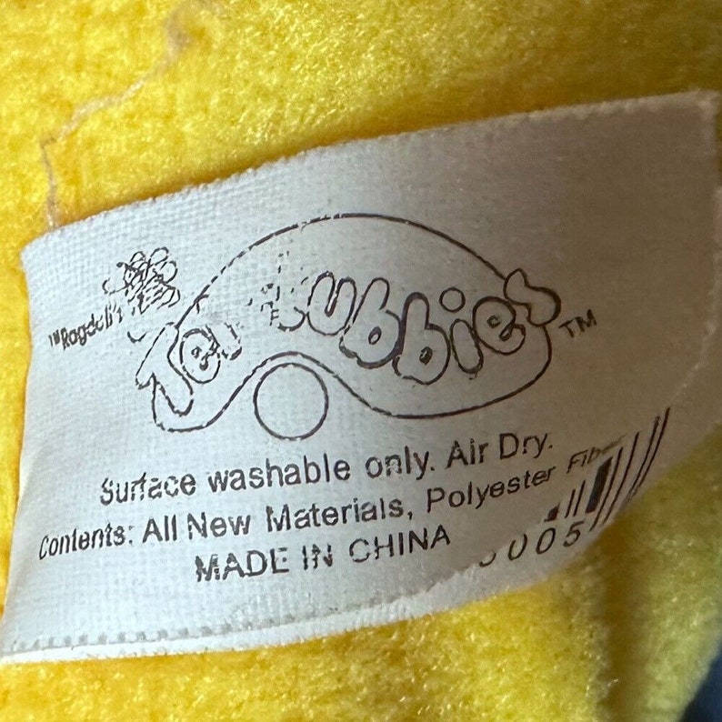 Teletubbies Laa Laa Plush Stuffed Animal Toy 11" 2003 Hologram - Etsy