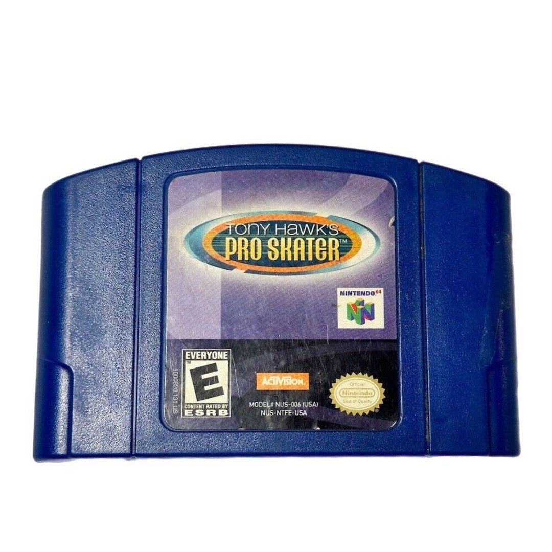 Nintendo 64 Tony Hawk's Pro Skater N64 Game Activision 1999 - Etsy