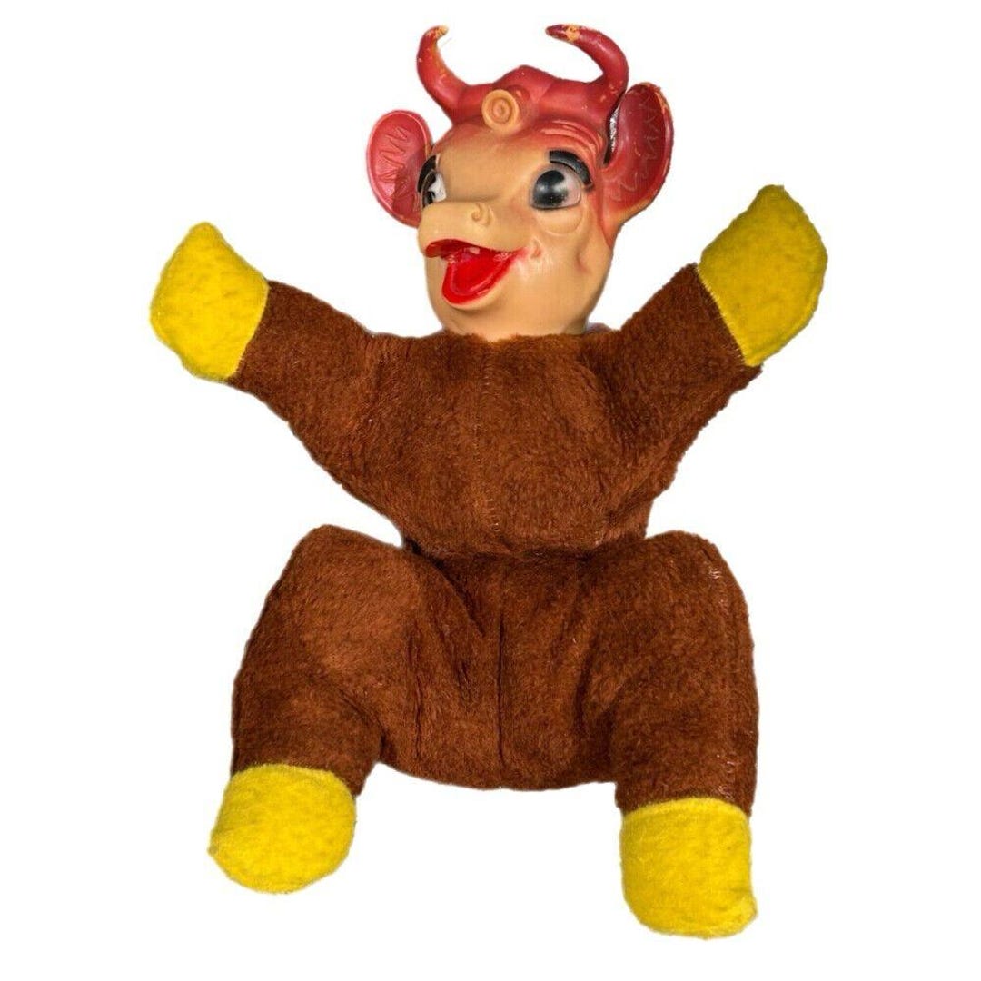 Borden Dairy Elsie the Cow Rubber Face Plush Stuffed Animal VINTAGE ...