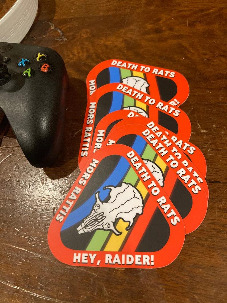 ARC RAIDERS - Death to Rats Sticker 4 Inches/ 10.16CM Across - Etsy
