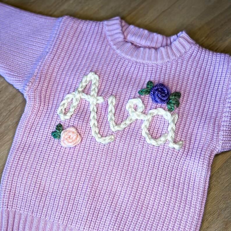 Add a Custom Design to Embroidered Sweater - This is NOT a Listing for ...