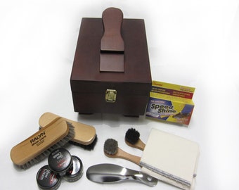 Shoe Shine Box | Etsy
