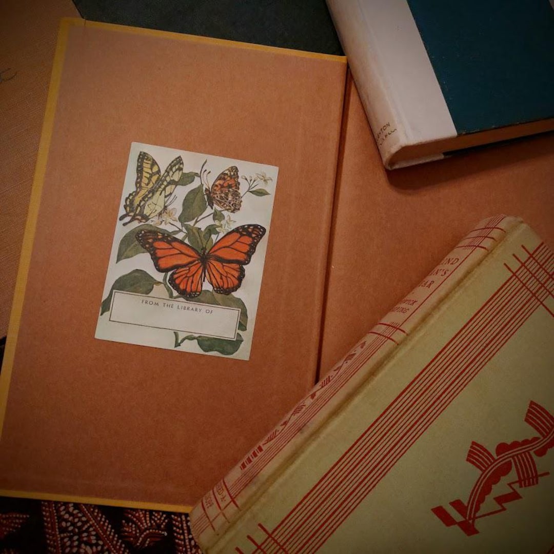 Vintage Antioch Bookplates - Pack of 5 | You Chose | the Thinker ...