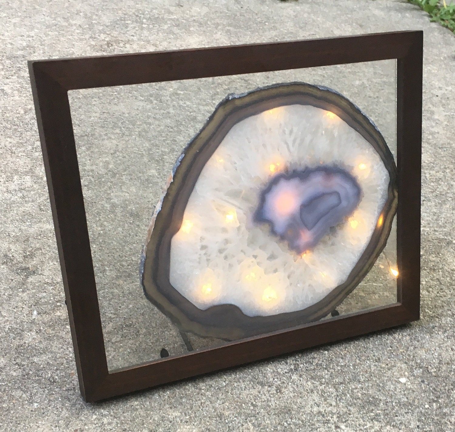 Agage Nightlight #114: A 9x11x6 deep nightlight featuring a natural ...