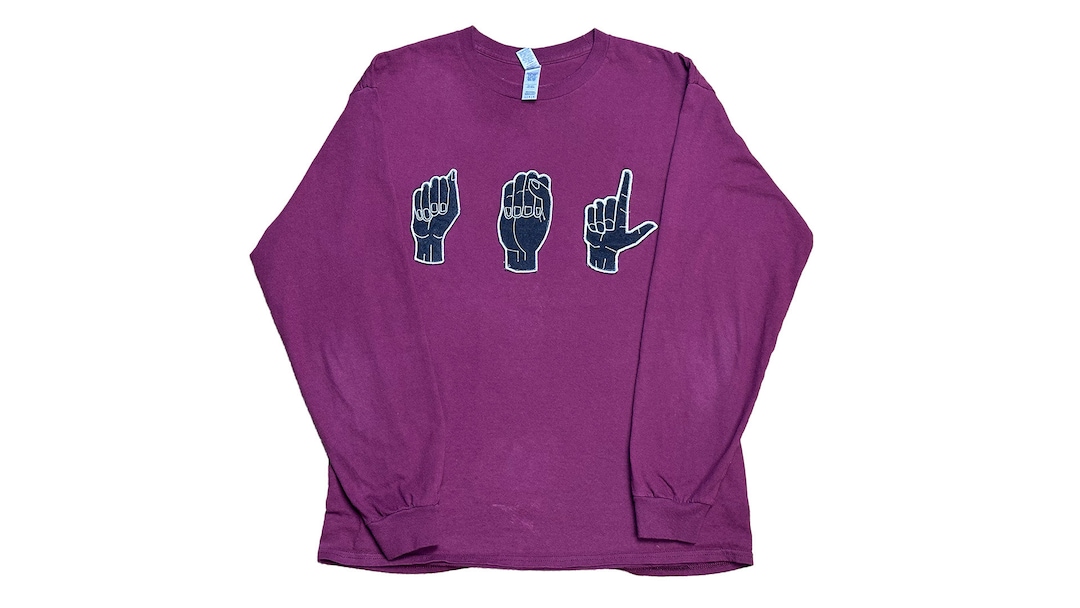 Sweatshirt With ASL Patches - Etsy