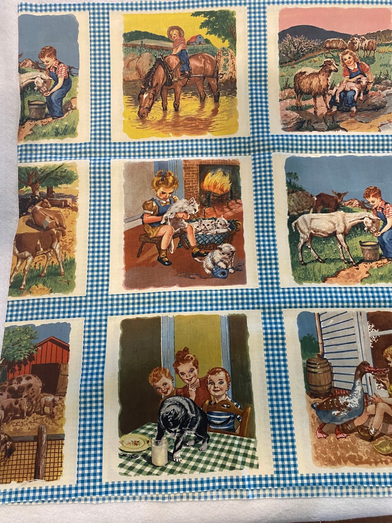 American Jane Potluck Panels Farm Vintage HTF - Etsy