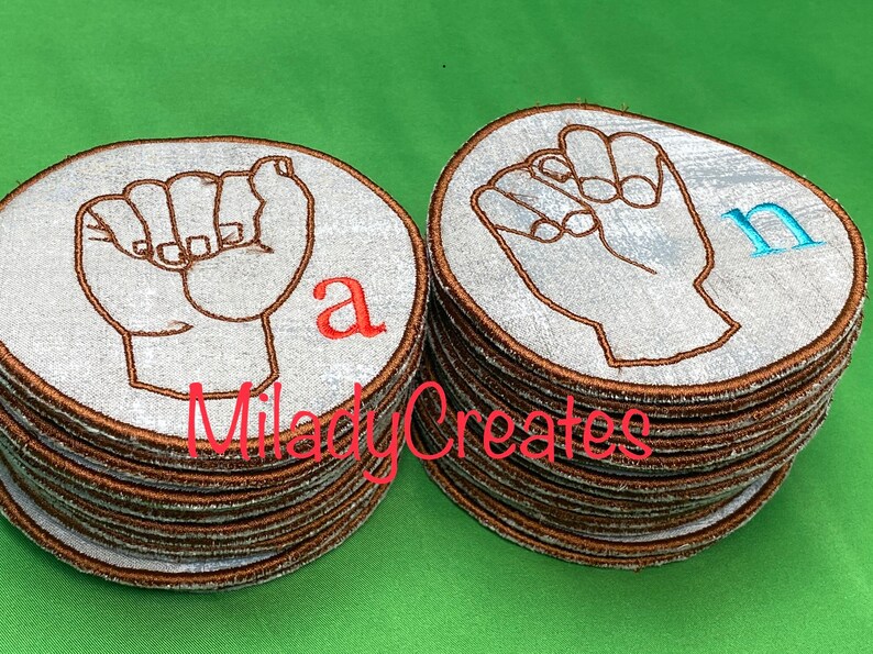 American Sign Language ASL Learning Patches - Etsy