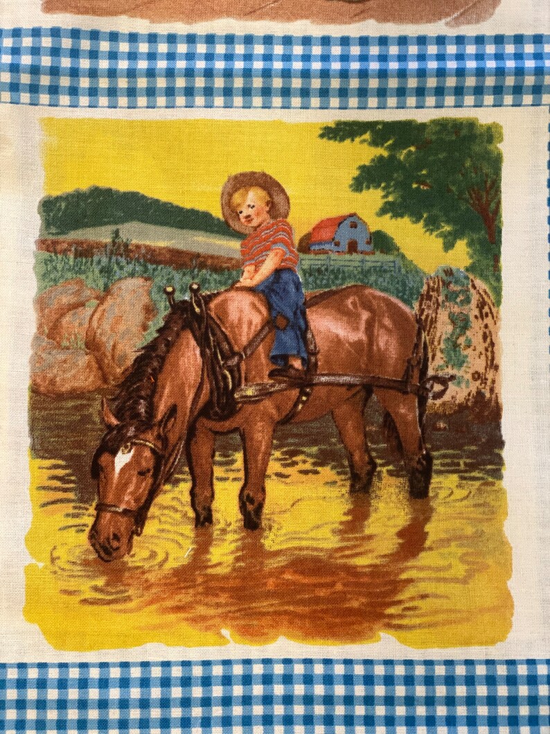 American Jane Potluck Panels Farm Vintage HTF - Etsy