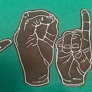 ASL Alphabet Sew on / Iron on Patches FINGERSPELLED WORDS - Etsy