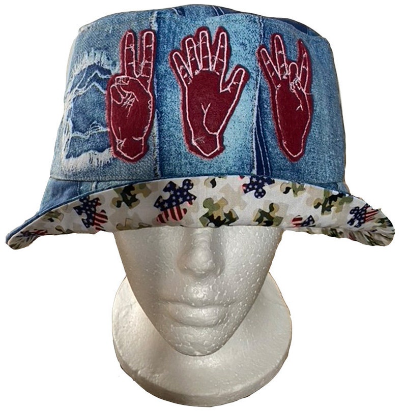 Reversible Bucket Hats ASL - Etsy