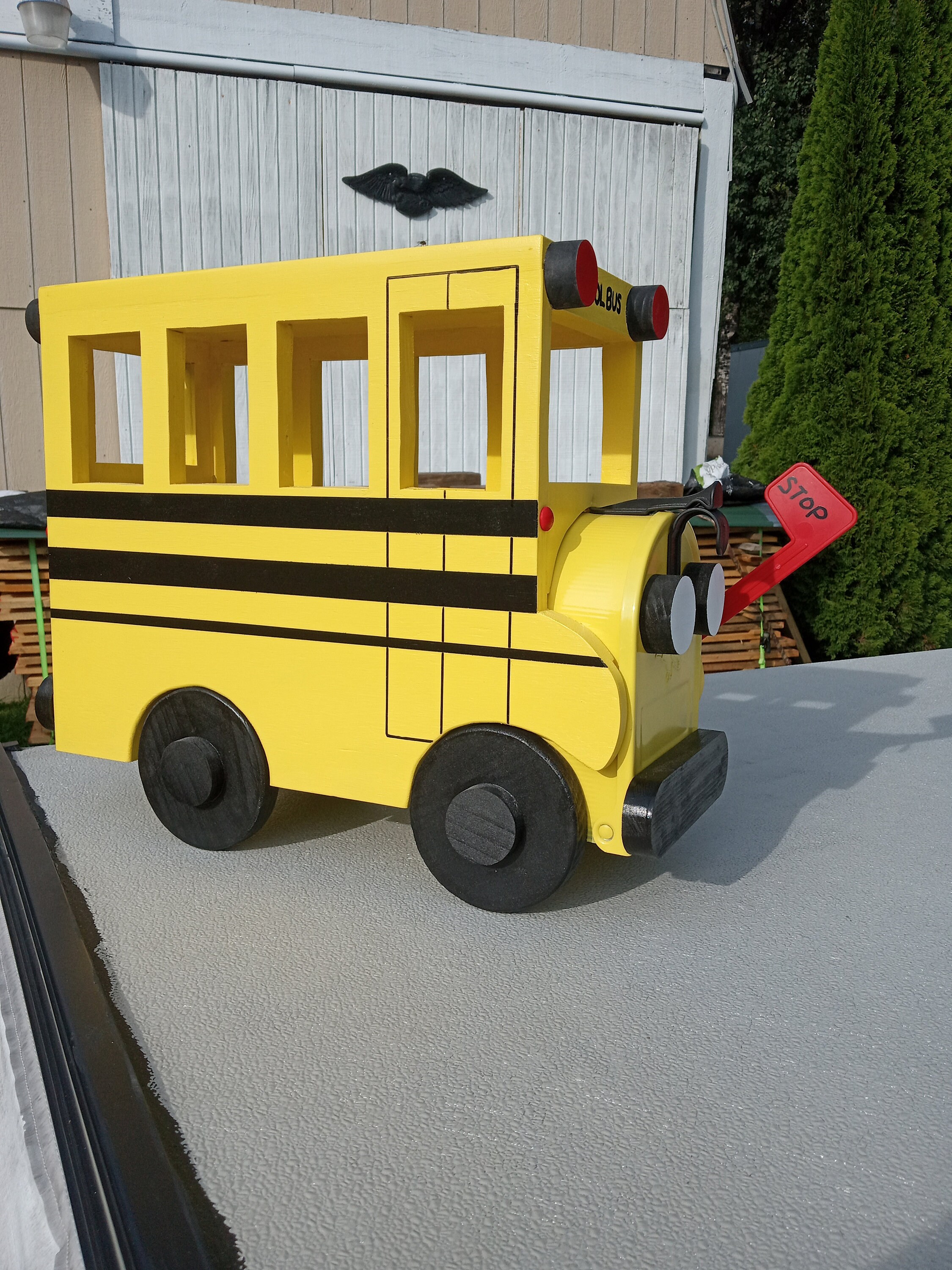 School Bus Mailbox - Etsy