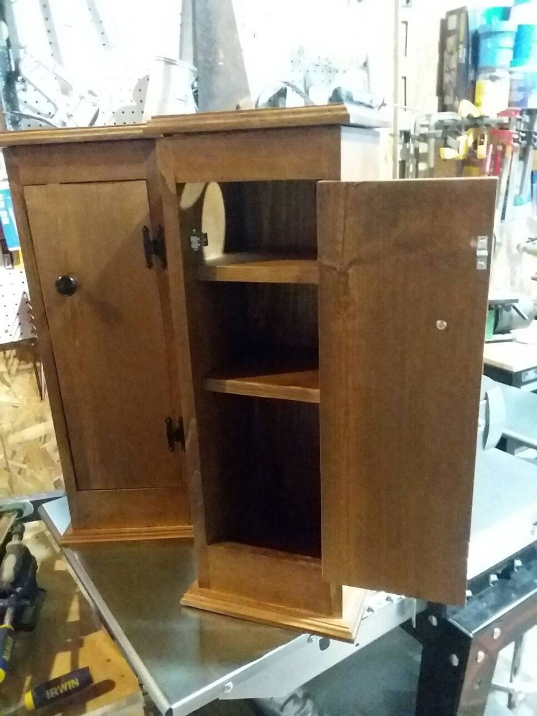 Toilet Paper and Tissue Storage Cabinet Built With Pine. Color of Your ...