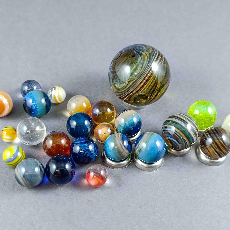 Handmade Marbles - Etsy