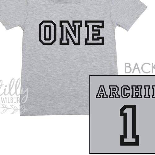One Birthday Shirt / Boys 1st Birthday / 1 Birthday Shirt / - Etsy