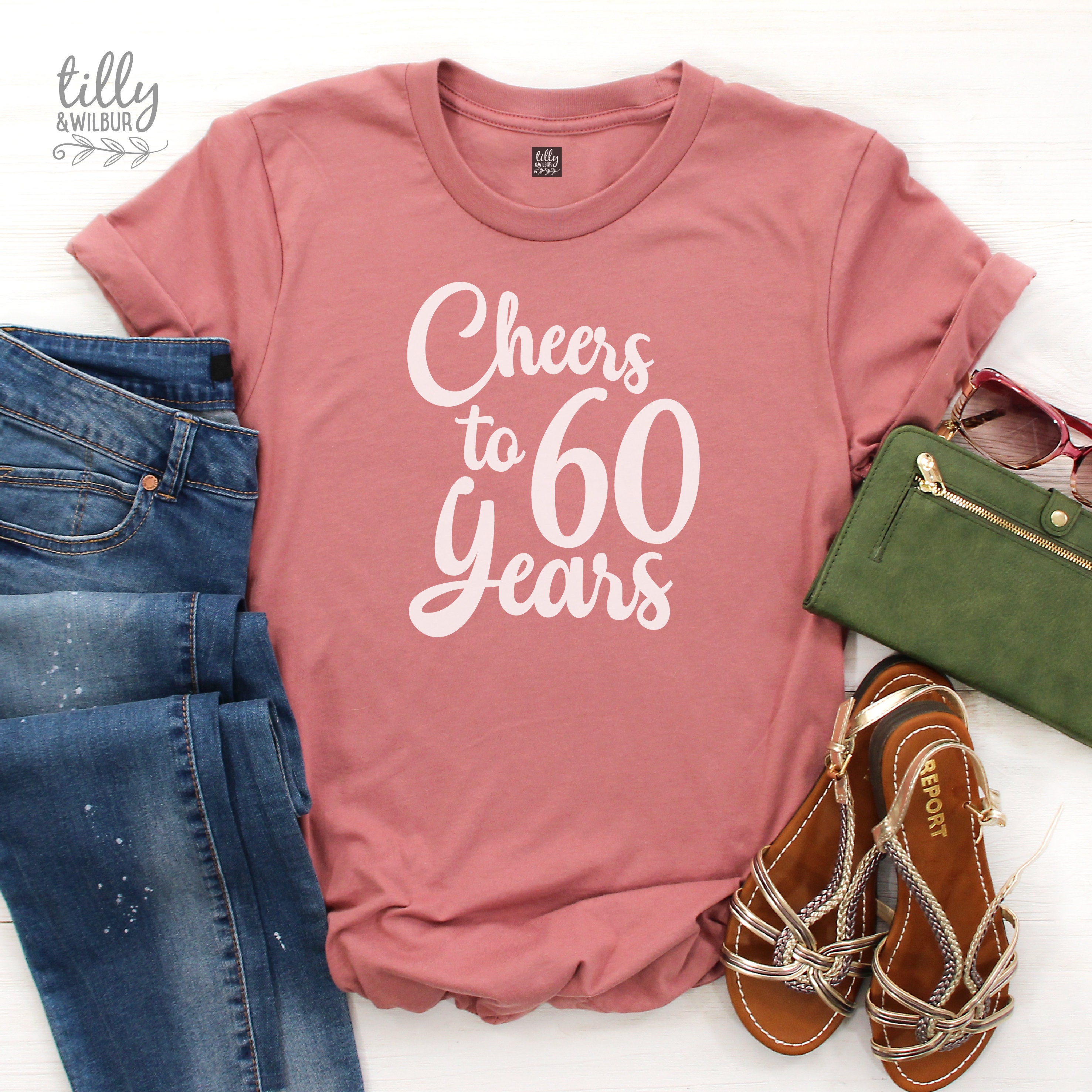 Cheers To 60 Years Birthday T Shirt 60th Birthday T Shirt For Etsy