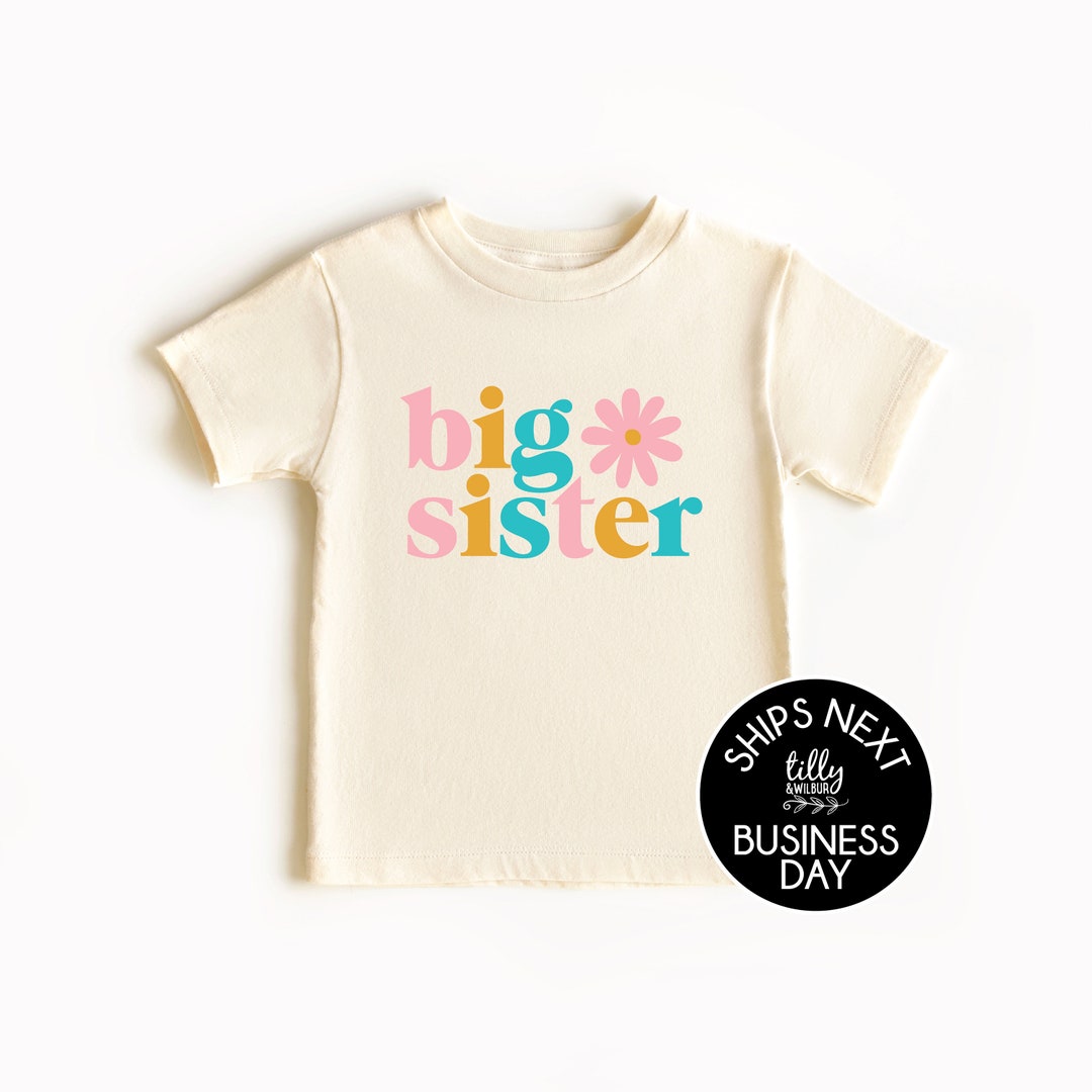Big Sister T-shirt, Big Sister Announcement, Big Sister Gift, Pregnancy Announcement Shirt, I'm ...