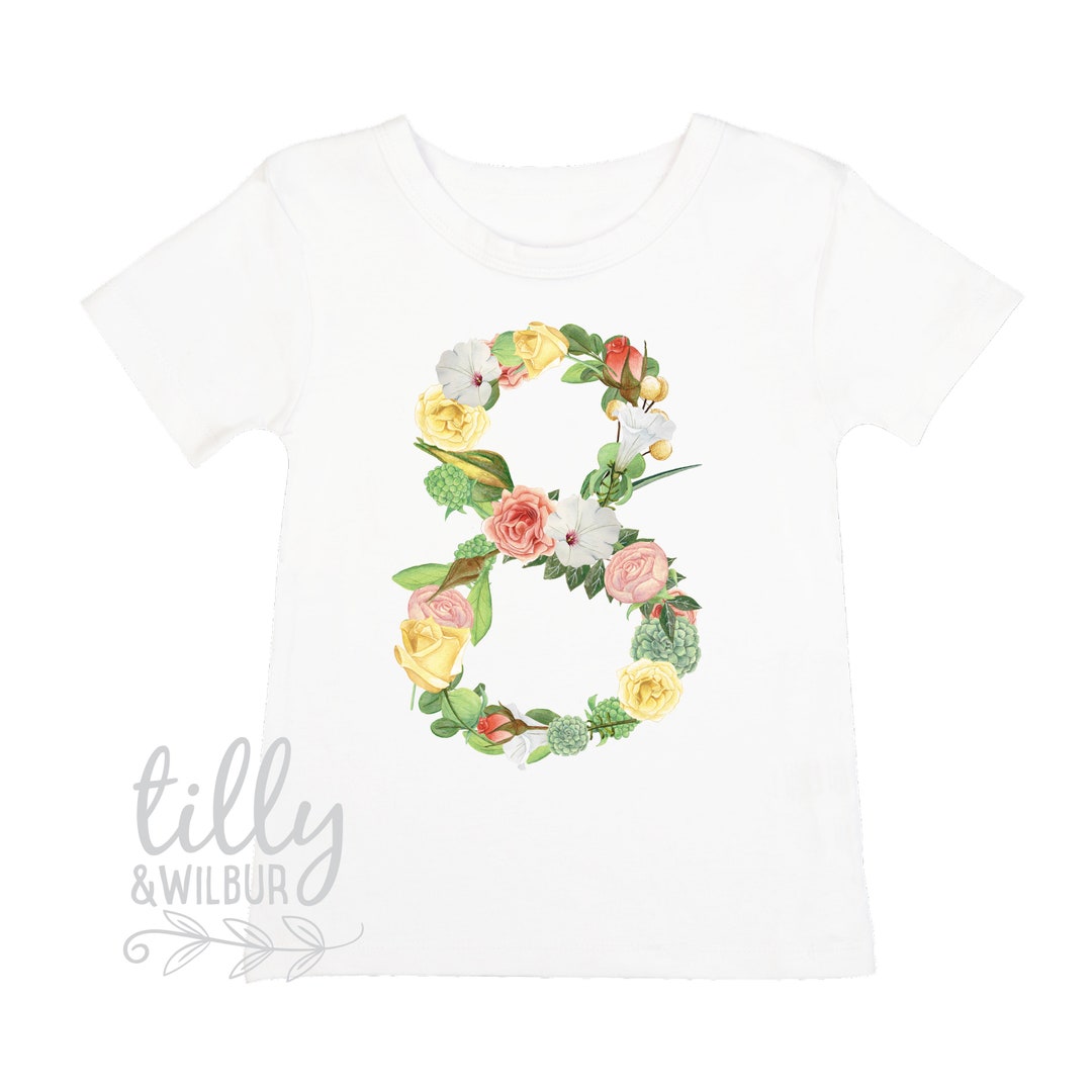 Eight Year Old Birthday Girl Outfit, 8th Birthday, 8th Birthday Outfit ...