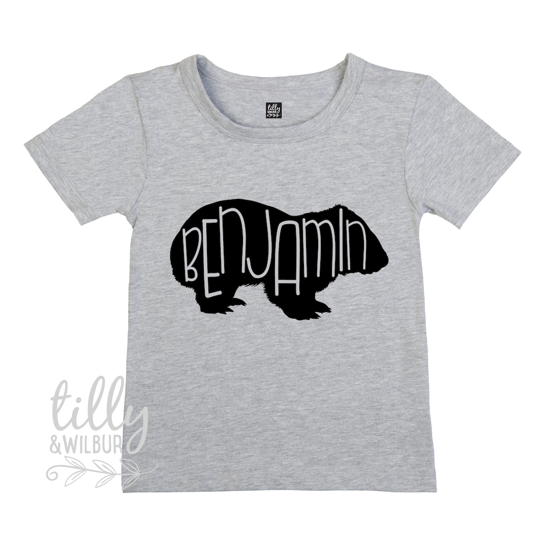Personalised Wombat T-shirt for Boys Boys Birthday Gift - Etsy
