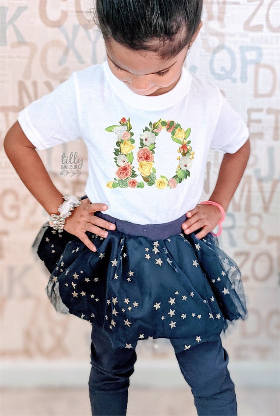 Ten Year Old Birthday Girl Outfit 10th Birthday 10th - Etsy