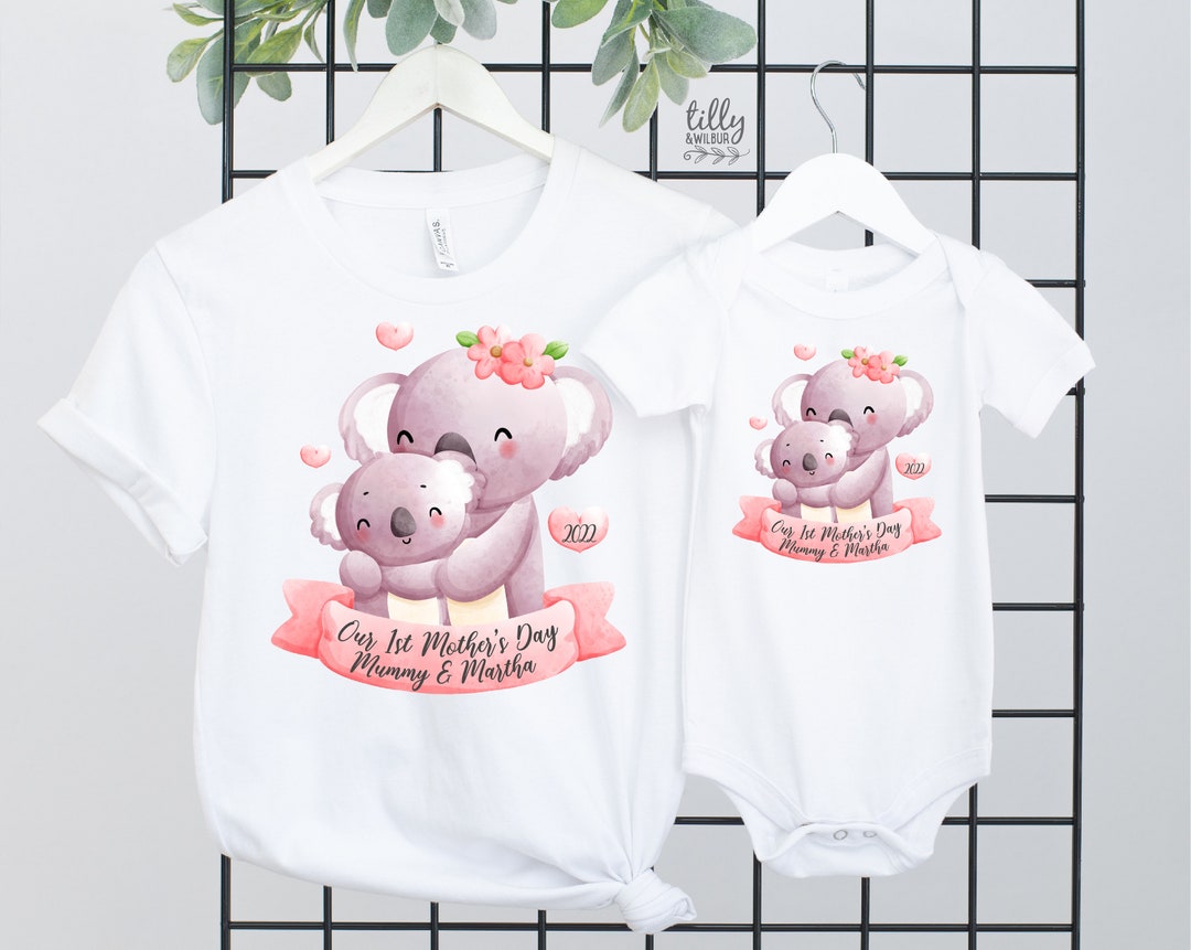 Our First Mother's Day 2025, Personalised 1st Mother's Day, Matching ...