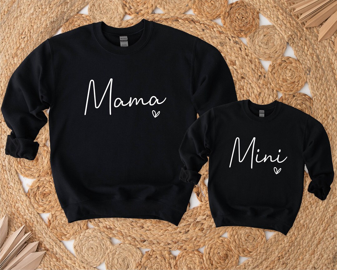 Mama & Me Sweatshirts, Mama Jumper, Mini Jumper, Mama and Mama's Mini ...