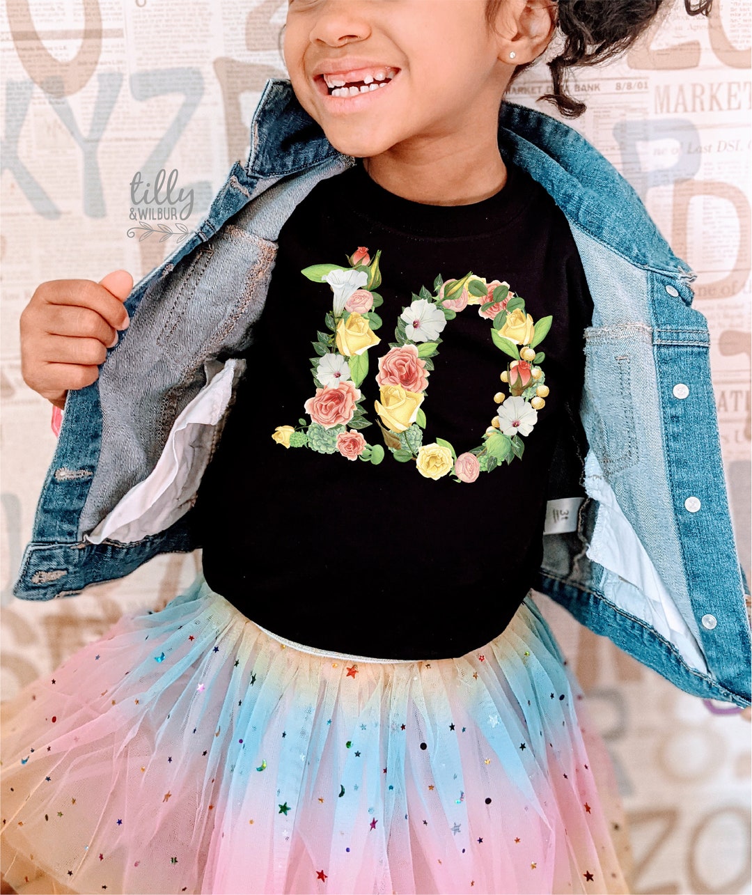 Ten Year Old Birthday Girl Outfit, 10th Birthday, 10th Birthday Outfit ...
