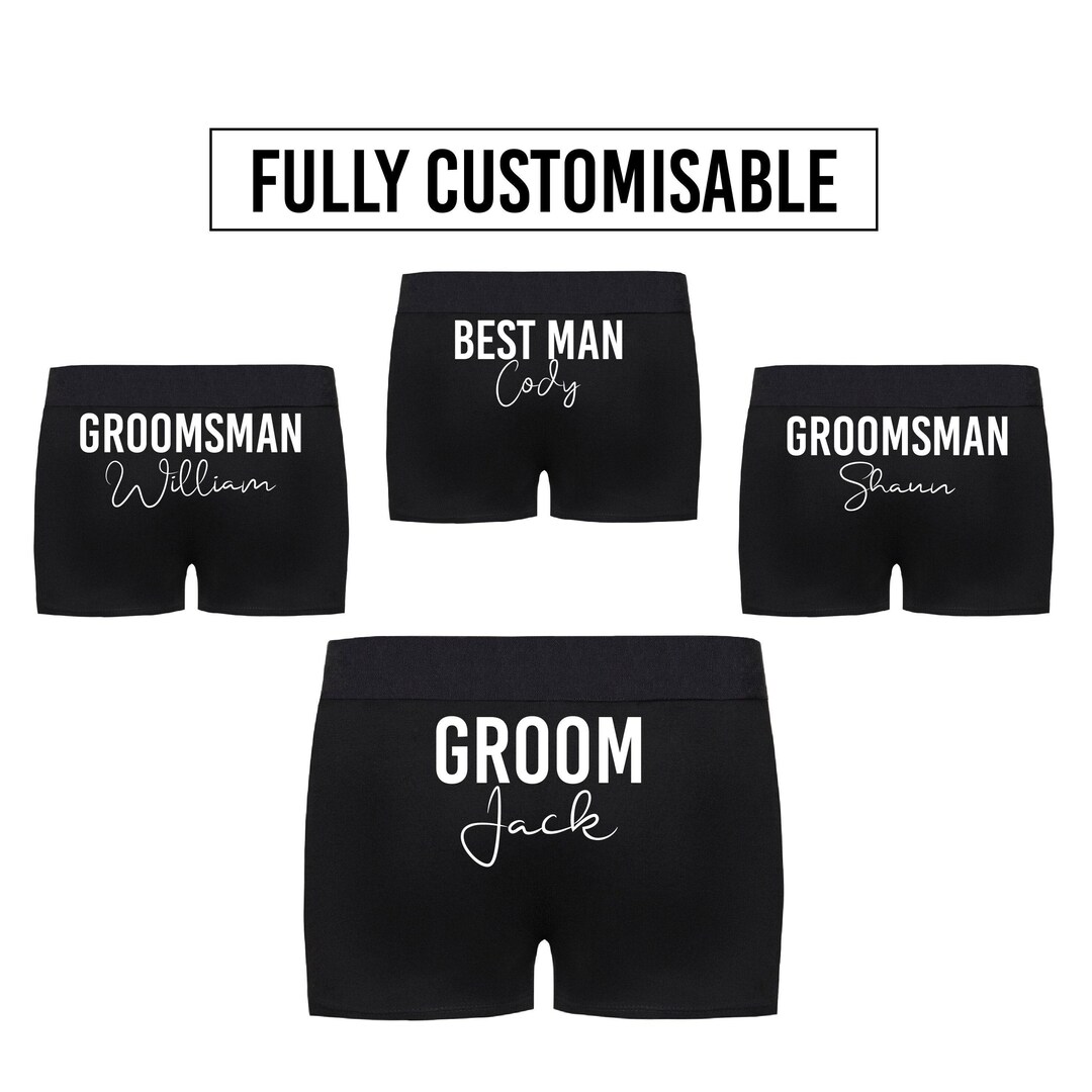 Wedding Undies, Groom Briefs, Best Man Briefs, Groomsman Briefs ...