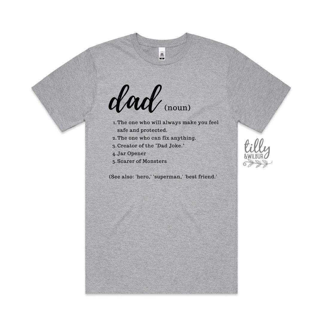 Dad Definition T-shirt Father's Day Gift Dad T-shirt - Etsy