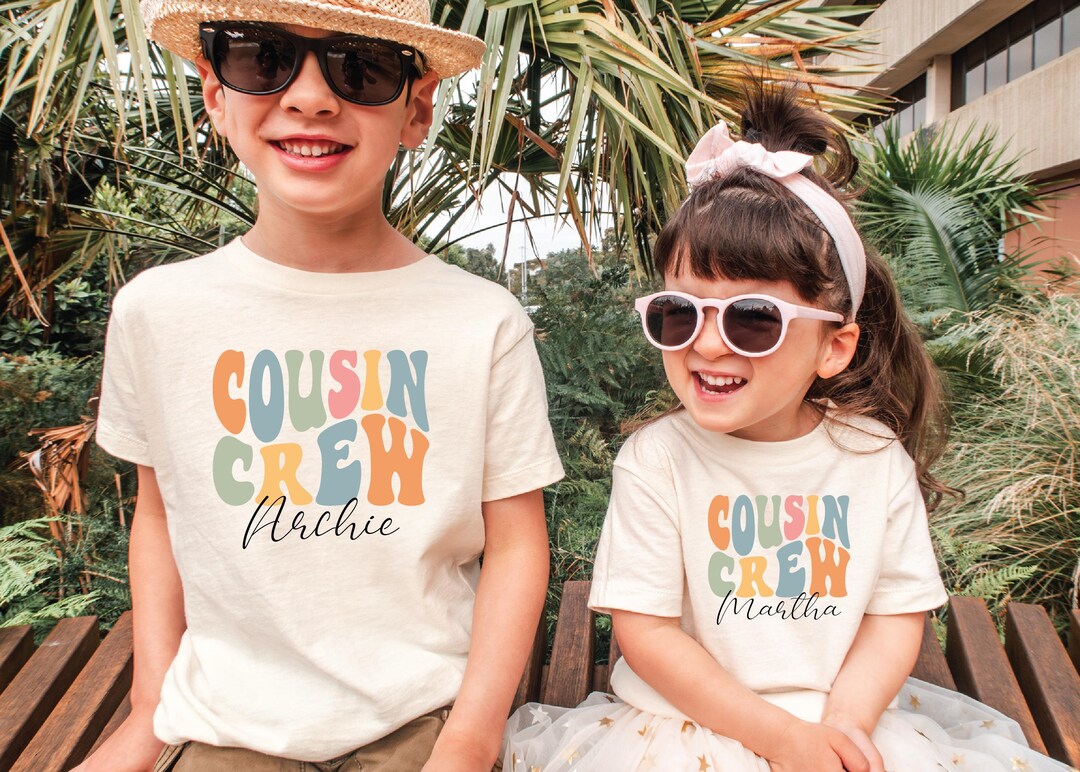Personalised Cousin Crew T-shirts, Quality Brands Used, Personalised Cousin Crew Bodysuits ...