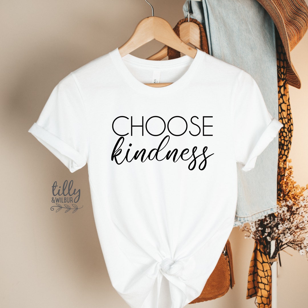 Be Kind Women's T-shirt, Choose Kindness Tshirt, Be Kind T-shirt ...