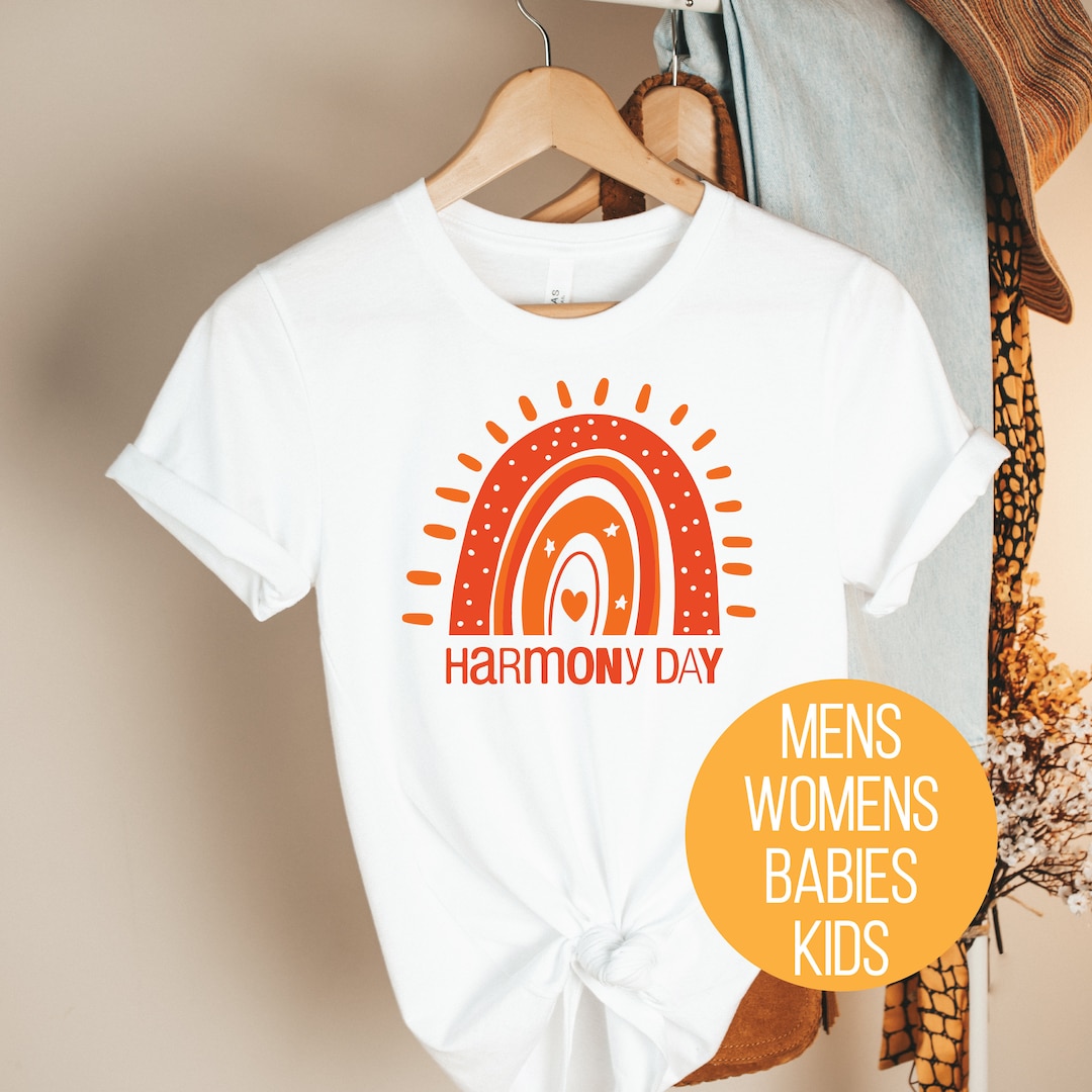 Harmony Day T-shirt, Harmony Day - 21st March, Orange Harmony Day T ...