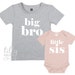 Big Brother Little Sister Set, Big Bro Little Sis Set, Matching Sister ...