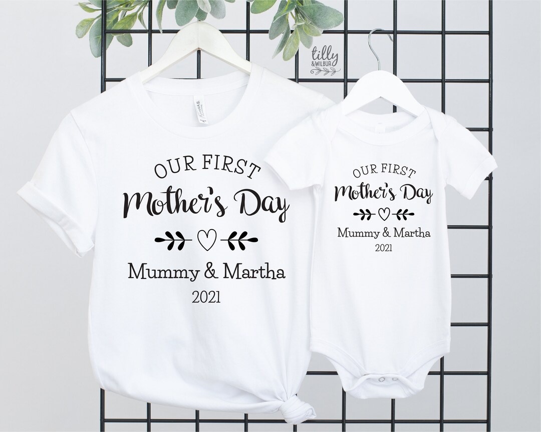 Our First Mother's Day 2026 Matching Outfits, Mother and Baby Mother's ...