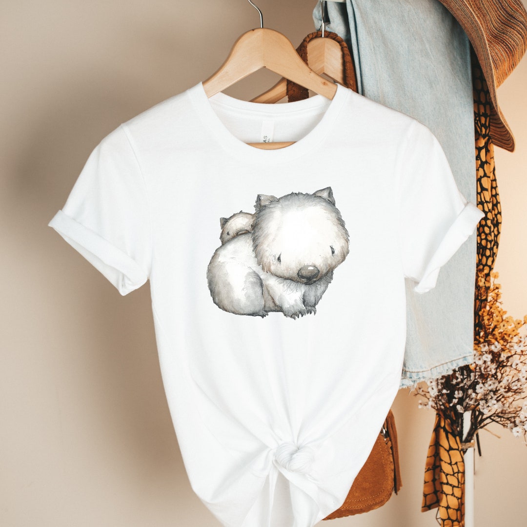 Wombat T-shirt, Wombat Bodysuit, Wombat Family T-shirts, Australiana ...