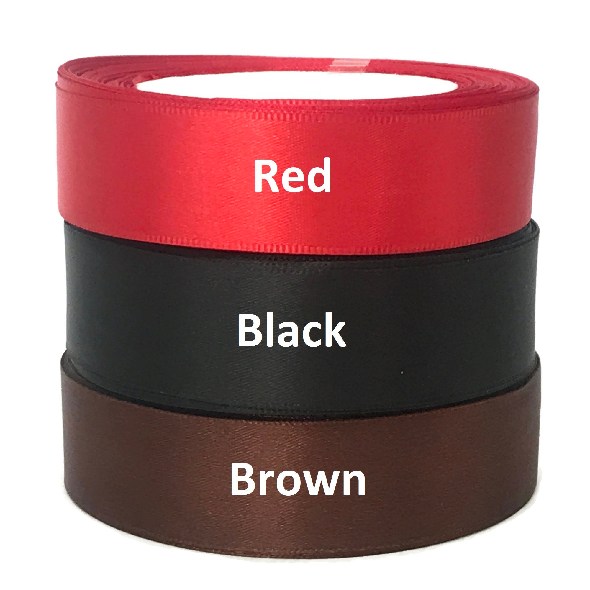 Satin Ribbon 25mm Full Reel 22 Metres Roll | Etsy UK