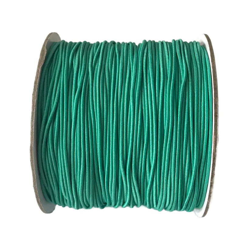 1mm Elastic Cord Round Elastic Cord Choice of Colours and - Etsy UK
