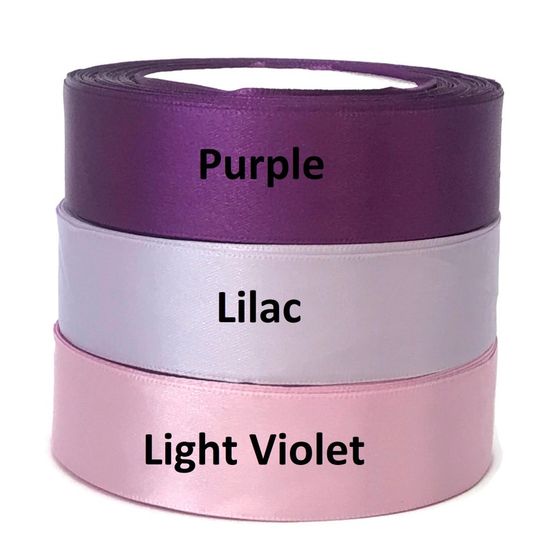 Satin Ribbon 25mm Full Reel 22 Metres Roll - Etsy UK