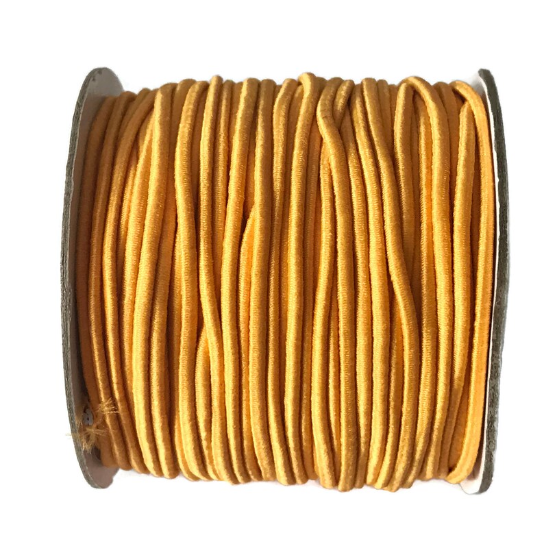 2mm Elastic Cord SOLD BY ROLL 40 metres round stretch - Etsy Polska