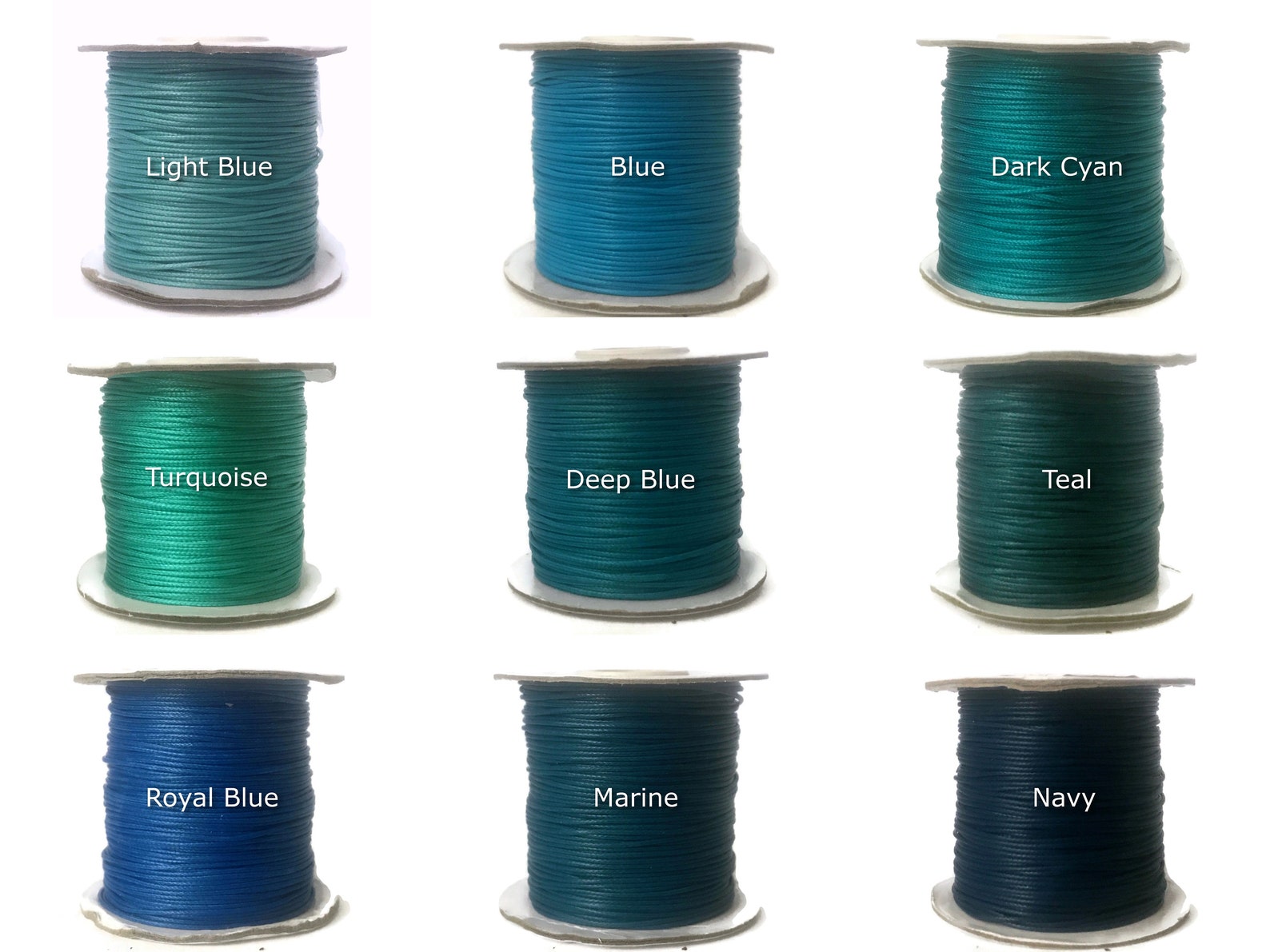 1mm Waxed Polyester Cord SOLD BY ROLL Wax Cord 80 Metres T1 - Etsy UK