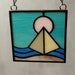 Stained Glass Pyramid Suncatcher Pyramids Glass Art Art Glass Home ...