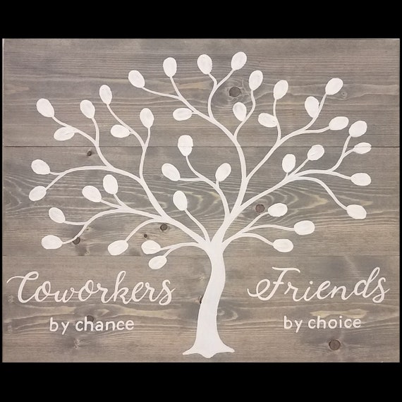 Farewell Gift Coworker Tree - Etsy