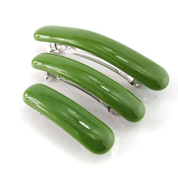 Green Barrette - Etsy